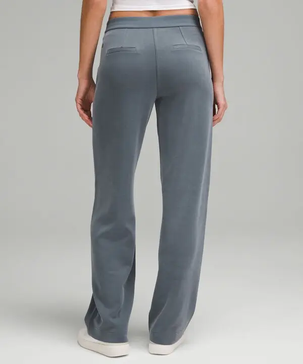 Lululemon Softstreme Pintuck Mid-Rise Pant - Oil Grey | Editorialist
